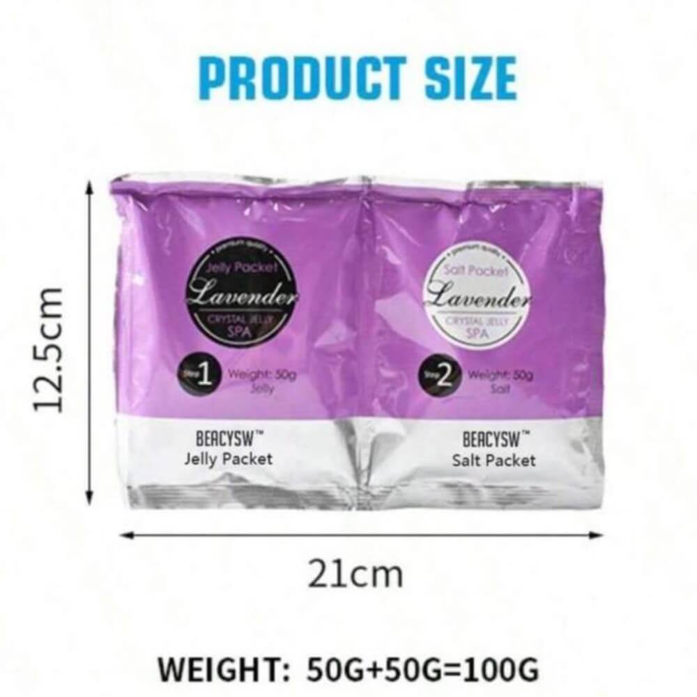 Crystal Jelly Spa Jelly Packet & Salt Packet | Kuwait Boutique