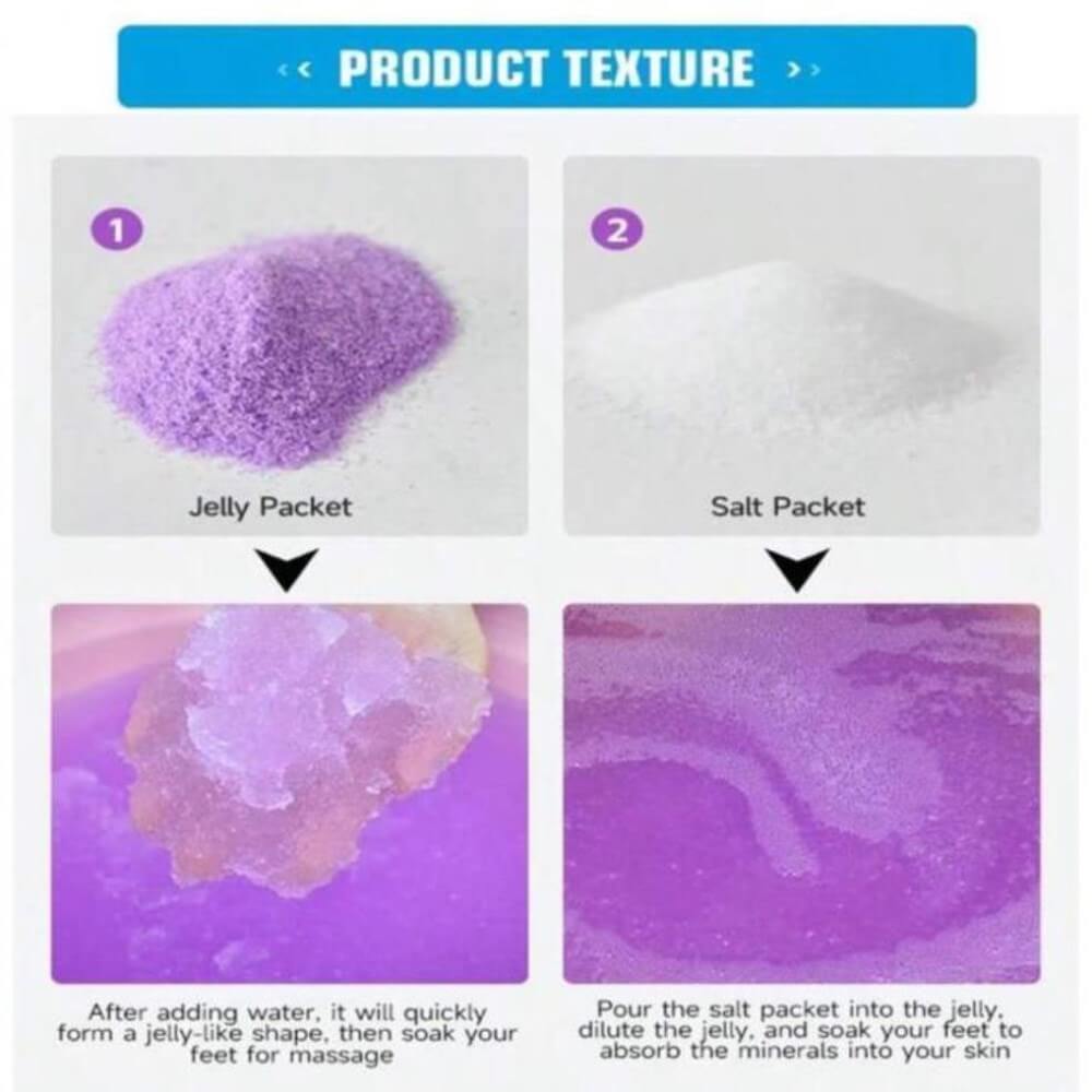 Crystal Jelly Spa Jelly Packet & Salt Packet | Kuwait Boutique